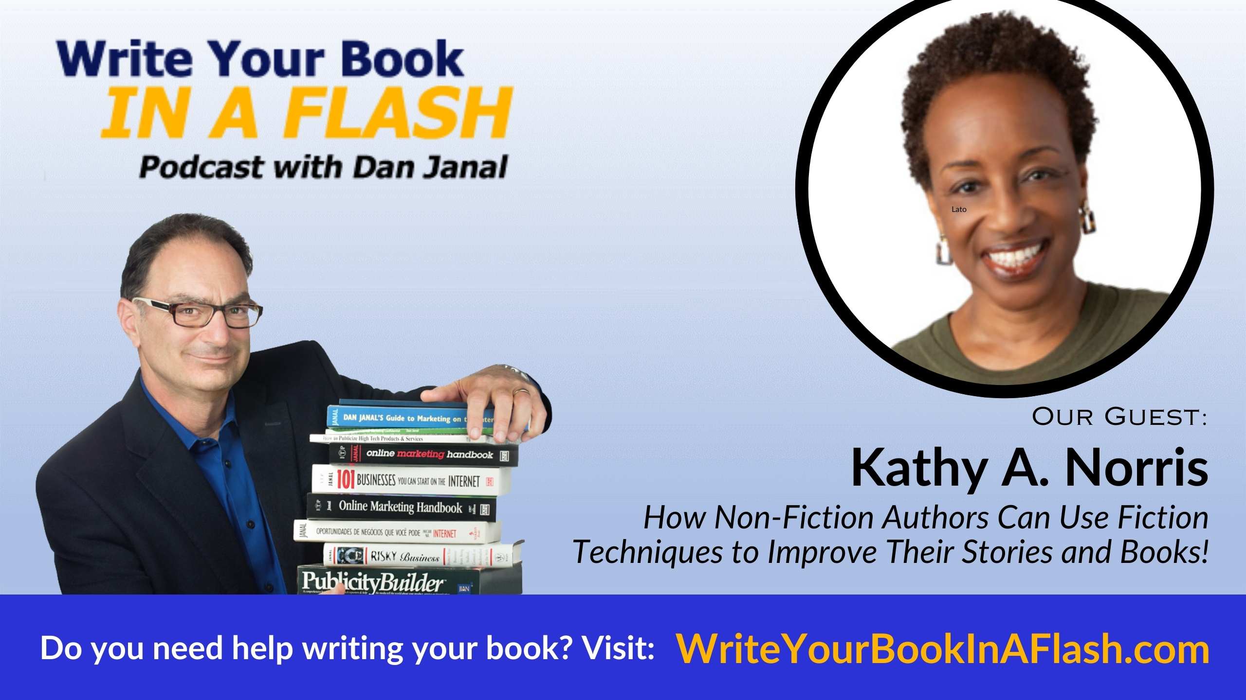 #212 – Kathy A. Norris on How Non-Fiction Authors Can Use Fiction ...